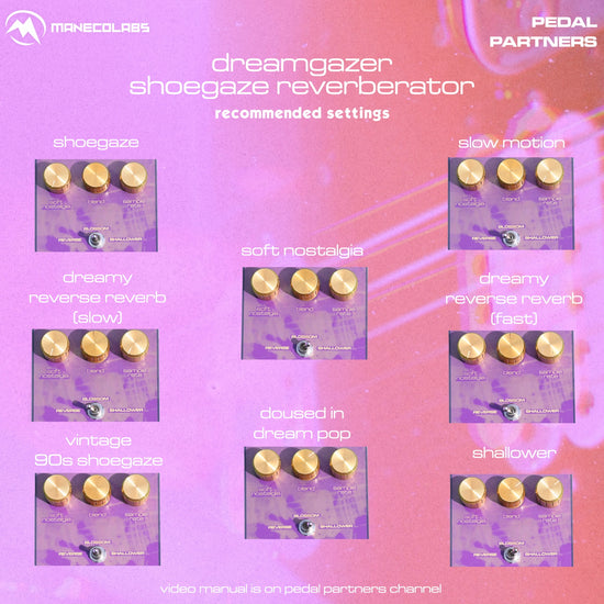 pedal partners dreamgazer shoegaze reverberator – pedalpartners